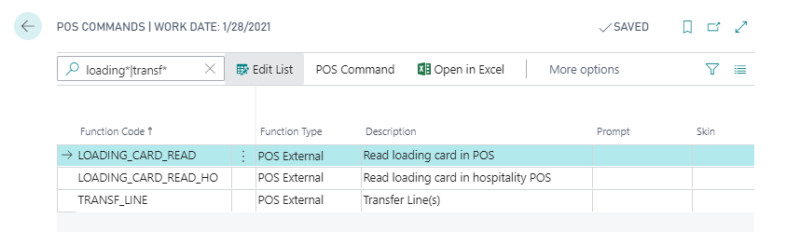 Setting Up the POS for Loading Card Usage
