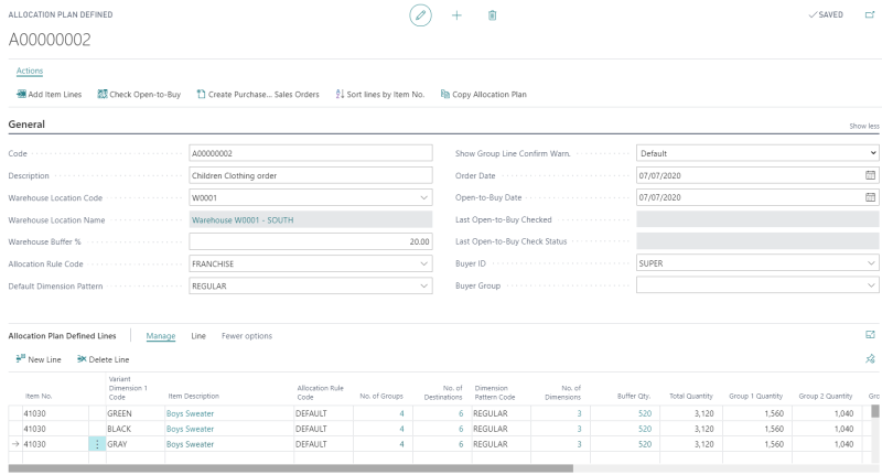 Allocation Plan Defined